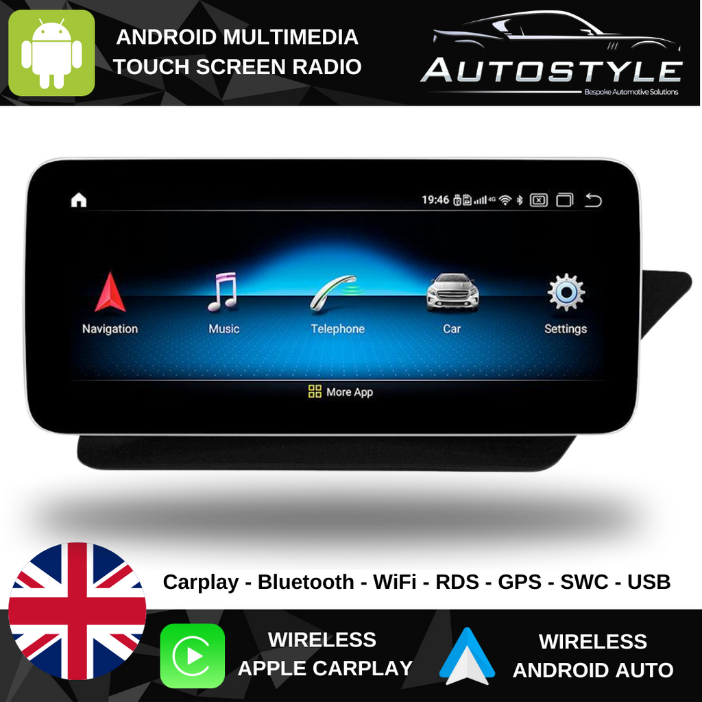 Mercedes-Benz E Class C207/A207 (2010-2016) Apple CarPlay Android Auto
