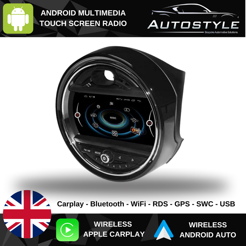 Mini Clubman F54 EVO Apple Carplay / Android Auto 9" Stereo Upgrade (2